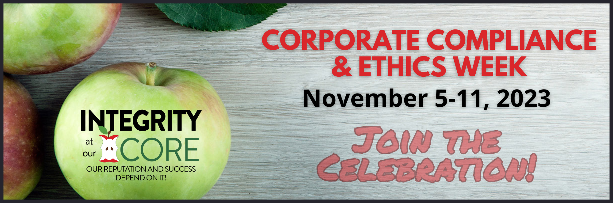 Corporate Compliance and Ethics Week Corporate Compliance and Ethics Week